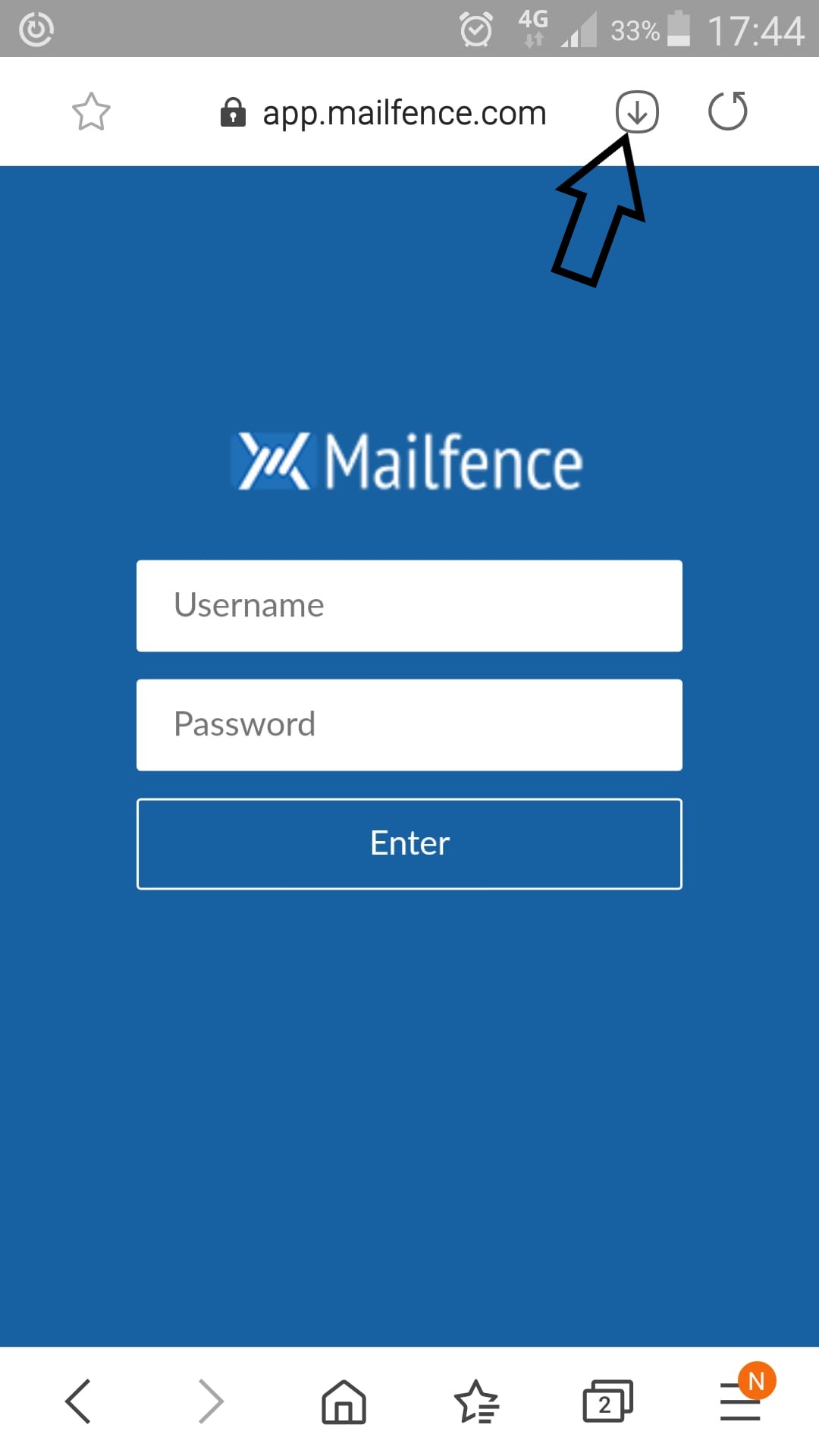 Mailfence mobile app installation for iOS and Android