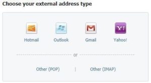 How to send encrypted emails from external addresses?
