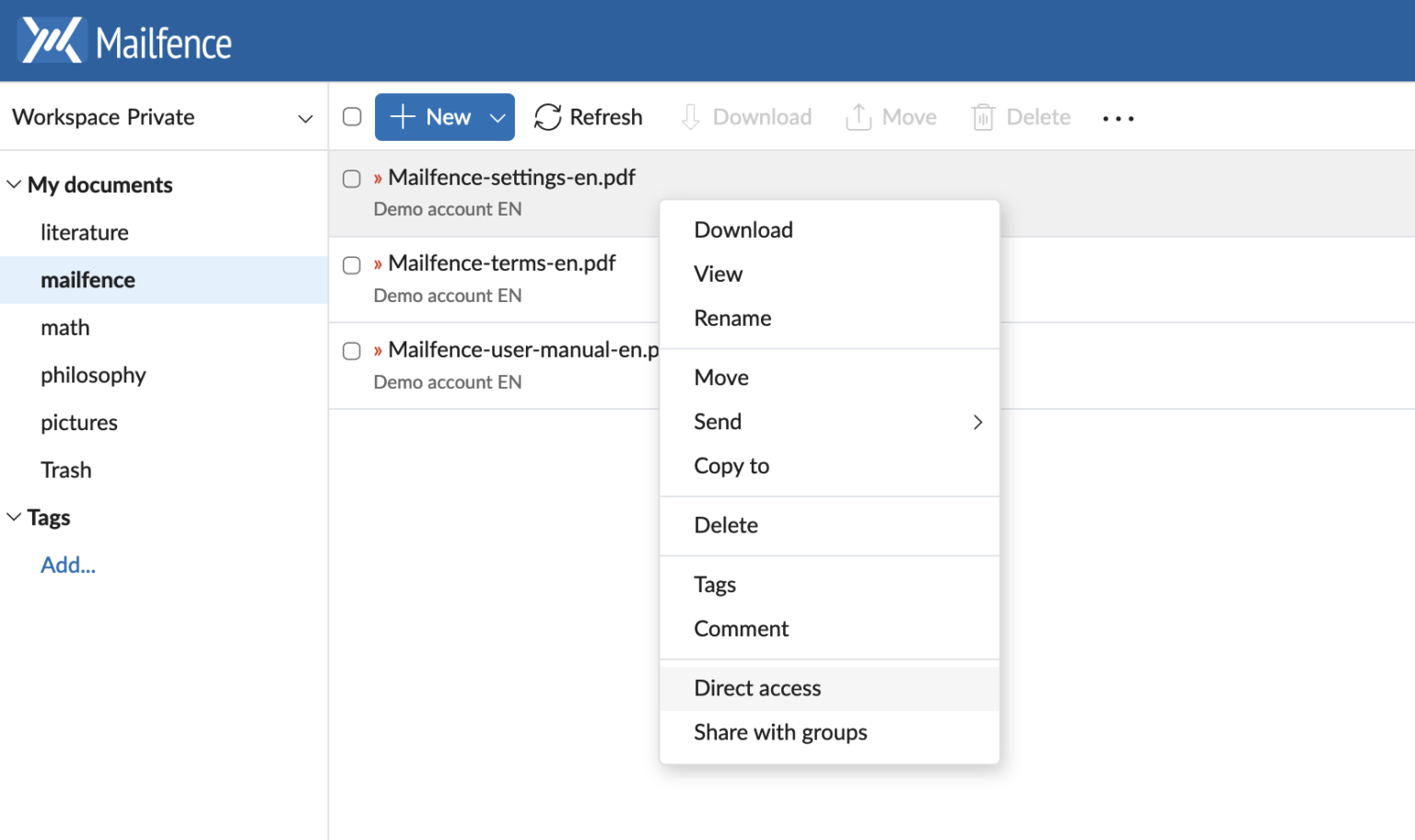 An Introduction to Mailfence Documents - Mailfence Support